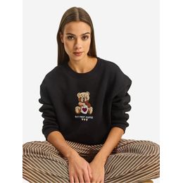 Bianco Lucci Sweatshirt Damen Gr&ouml;&szlig;e M braun / cappuccino / schwarz / wei&szlig;