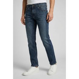 Tapered-fit-Jeans Pepe Jeans "TAPERED JEANS", Herren, Gr. 33, L&auml;nge 34, tiefblau, Denim/Jeans, Obermaterial: 98% Baumwolle, 2% Elasthan, gerade, unten schmal lang, Jeans Tapered-fit-Jeans