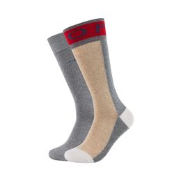 JOOP! Socken JOOP, Damen, Gr. 39-42, frost gray, Obermaterial: 72% Baumwolle, 26% Polyamid, 2% Elasthan, Socken Socken