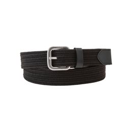 Levi's Stretchg&uuml;rtel LEVI'S "STRECH WOVEN BELT OV", Damen, Gr. 80, schwarz (regular schwarz), Kunstfaser, G&uuml;rtel Stretchg&uuml;rtel