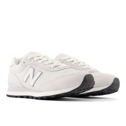 Sneaker New Balance "ML 515", Herren, Gr. 44,5, wei&szlig; (sanftes wei&szlig;), Leder, Textil, Schuhe Sneaker, Topseller