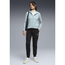 Trainingsanzug Puma "HOODED SWEAT SUIT TR CL", Damen, Gr. L, seafoam, Sweatware, Obermaterial: 68% Baumwolle, 32% Polyester, unifarben, regular fit, Sportanz&uuml;ge Trainingsanzug, mit Kapuze, Regular Fit, aus Baumwollmischung