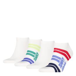 Sneakersocken Tommy Hilfiger "TH UNI TJ SNEAKER 4P FUSHION TOMMY ECOM", Damen, Gr. 43-46, multicolor, Obermaterial: 70% Baumwolle, 29% Polyamid, 1% Elasthan, Socken Sneakersocken