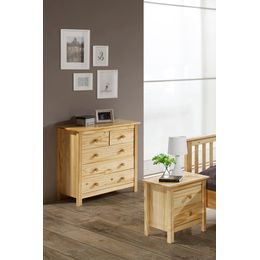 M&ouml;bilia Kommode M&Ouml;BILIA, beige (natur), B:79cm H:80cm T:40cm, Massivholz, Sideboards, Kommode, gefertigt aus massivem Kiefernholz