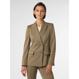 Marc Cain Blazer Damen Gr&ouml;&szlig;e 42 beige / braun / gr&uuml;n