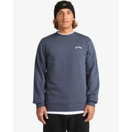 Sweatshirt Billabong "ARCH CR", Herren, Gr. XXL, ombre blau, Obermaterial: 80% Baumwolle, 20% Polyester, Sweatshirts Sweatshirt, sportlicher Stil, aus Baumwolle und Polyester