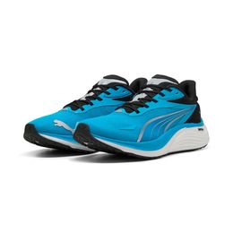 Laufschuh Puma "ELECTRIFY NITRO 4", Herren, Gr. 46, speed blau, Puma schwarz, Schuhe Laufschuh, mit atmungsaktivem Mesh-Obermaterial, mit herausnehmbarer Innensohle