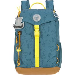 L&auml;ssig Kinderrucksack L&Auml;SSIG "Adventure, Blue, Mini Backpack", M&auml;dchen, Gr. B/H/T: 22cm x 12cm x 32cm, blau, Polyester, Rucks&auml;cke Kinderrucksack, inkl. Sitzunterlage; PETA-approved vegan; aus recyceltem Material