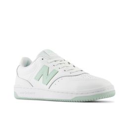 Sneaker New Balance "BB80", Damen, Gr. 41, gr&uuml;n (oyster wei&szlig;), Leder, Schuhe Sneaker, von dem New Balance 550 inspiriert