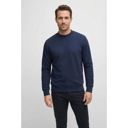 Sweatshirt BOSS Orange "WeSmallcrew", Herren, Gr. S, open blau464, Sweatware, Obermaterial: 100% Baumwolle, relaxed fit, Rundhals, eingesetzt B&uuml;ndchen, Sweatshirts Sweatshirt, mit Logo auf der Brust
