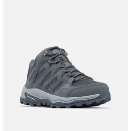 Wanderschuh Columbia "REDMOND&trade; IV MID WATERPROOF", Damen, Gr. 40,5, grau (graphite, tea light), Mesh, Synthetik, Schuhe Wanderschuh, wasserdicht