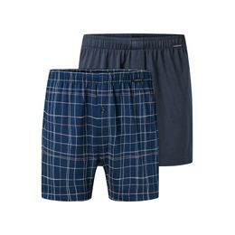Schiesser Boxershorts ' Basic ' Herren Gr&ouml;&szlig;e M navy / nachtblau