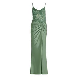 Vera Mont Abendkleid mit Stickerei Damen Gr&ouml;&szlig;e 34 jade Winterkleid