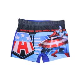 Marvel Avengers Badeshorts 'Avengers Captain America' Jungen Gr&ouml;&szlig;e 98/104 blau