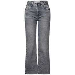 Street One Studio Straight Leg Jeans Damen Gr&ouml;&szlig;e 31 grau