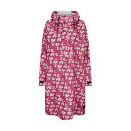 Codello Cape Damen Gr&ouml;&szlig;e XS/XL pink / wei&szlig;