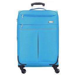 d&n D&N 4-Rollen Trolley 'Travel Line 6704 M' Herren Gr&ouml;&szlig;e One Size blau