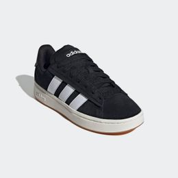 Sneaker adidas Sportswear "GRAND COURT ALPHA", Herren, Gr. 46, schwarz-wei&szlig; (core schwarz, ftwr wei&szlig;, gum10), Leder, Synthetik, Schuhe Sneaker, Design inspiriert vom adidas Campus 00, Topseller
