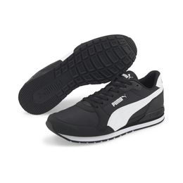 Sneaker Puma "ST RUNNER V3 NL", Herren, Gr. 45, schwarz-wei&szlig; (Puma schwarz, Puma wei&szlig;), Synthetik, Textil, Schuhe Sneaker, f&uuml;r sportliche Aktivit&auml;ten und Streetwear, mit SOFTFOAM+ D&auml;mpfung