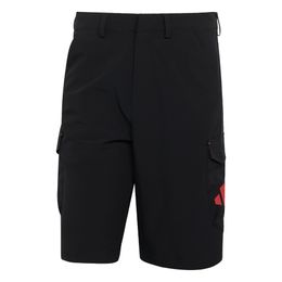 adidas Performance Sportshorts 'Audi Formula One Team Mechanics' Herren Gr&ouml;&szlig;e L anthrazit / hellrot / schwarz