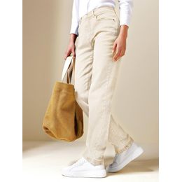 Peter Hahn - Jeans, beige, Gr. 44 / L - Baumwolle
