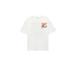 KOTON T-Shirt M&auml;dchen Gr&ouml;&szlig;e 158/164 orange / wei&szlig;