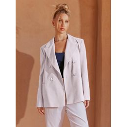 Ema Louise X ABOUT YOU Blazer 'Dion' Damen Gr&ouml;&szlig;e 44 offwhite