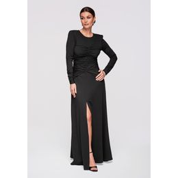Ombre Abendkleid Damen Gr&ouml;&szlig;e 34 schwarz Winterkleid