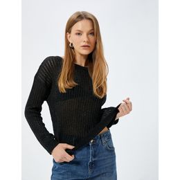 KOTON Pullover Damen Gr&ouml;&szlig;e XS schwarz