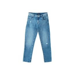 Solang Hose Denim Jeans Slim-Fit M&auml;dchen Gr&ouml;&szlig;e 116 blau