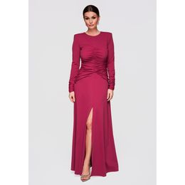 Ombre Abendkleid Damen Gr&ouml;&szlig;e 42 dunkelpink Winterkleid