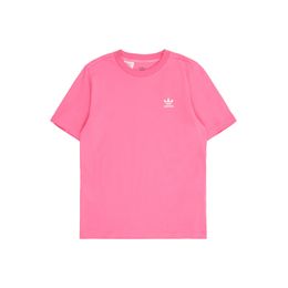 adidas originals T-Shirt 'Trefoil Essentials' Jungen Gr&ouml;&szlig;e 140 hellpink / wei&szlig;
