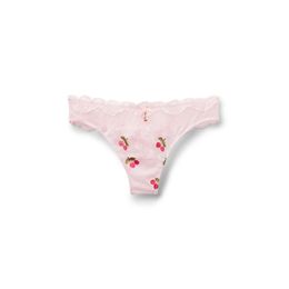 Intimissimi Slip 'Cherry Baby' Damen Gr&ouml;&szlig;e L grasgr&uuml;n / rosa / kirschrot