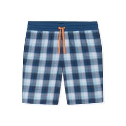 Schiesser Pyjamashorts' Mix & Relax ' Herren Gr&ouml;&szlig;e M/L blau / wei&szlig;