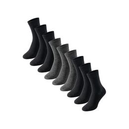 uncover by Schiesser Socken Damen Gr&ouml;&szlig;e 39/42 graumeliert / schwarz