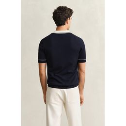 Gant Poloshirt Herren Gr&ouml;&szlig;e XL marine / wei&szlig;