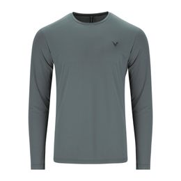 Virtus Langarmshirt 'Roger V3' Herren Gr&ouml;&szlig;e S grau