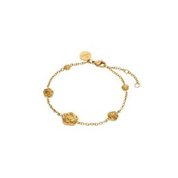 PURELEI Armband 'Velvet Rose' Damen Gr&ouml;&szlig;e 16 / 20 cm gold