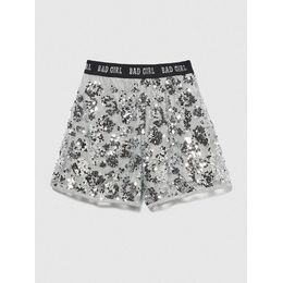 Sisley Shorts in Silber - 58% | Gr&ouml;&szlig;e 168 | Kinderhosen