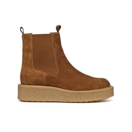 Geox Leder-Chelsea-Boots "Elidea" in Hellbraun - 48% | Gr&ouml;&szlig;e 41 | Stiefeletten