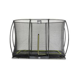 EXIT Trampolin "Silhouette Ground" in Schwarz - (B)305 x (H)214 cm - ab 3 Jahren - 15% | Gartenspielzeug