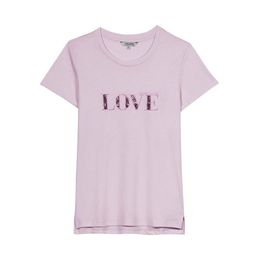 Herrlicher Shirt in Lila - 58% | Gr&ouml;&szlig;e L | Damen-tops