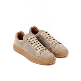 British Passport Leder-Sneakers in Taupe - 60% | Gr&ouml;&szlig;e 39 | Damen-sneakers