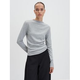 someday Longsleeve in Hellgrau - 61% | Gr&ouml;&szlig;e 40 | Damen-tops