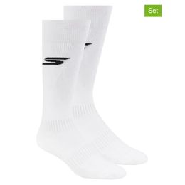 Skechers 2er-Set: Socken in Wei&szlig; - 59% | Gr&ouml;&szlig;e 43-46 | Herrensocken