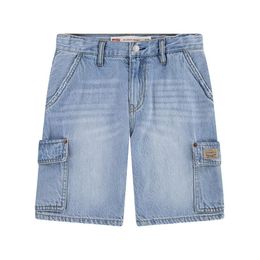 Levi's Kids Cargo-Jeansshorts in Hellblau - 54% | Gr&ouml;&szlig;e 164 | Kinderhosen
