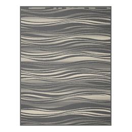 Biederlack Wohndecke ''Wave'' in Grau - (L)200 x (B)150 cm - 58% | Decken