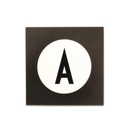 Design Letters Wandhaken "A" in Schwarz - (B)9 x (H)14 cm - 70% | Garderoben