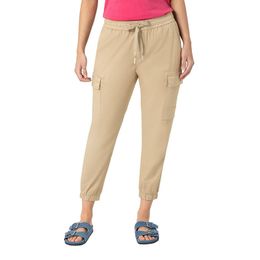 Timezone Cargohose "Rakima" in Beige - 60% | Gr&ouml;&szlig;e W33 | Damenhosen