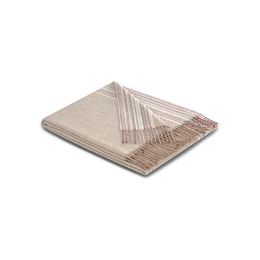 Biederlack Plaid ''Essence'' in Beige - (L)190 x (B)140 cm - 61% | Decken